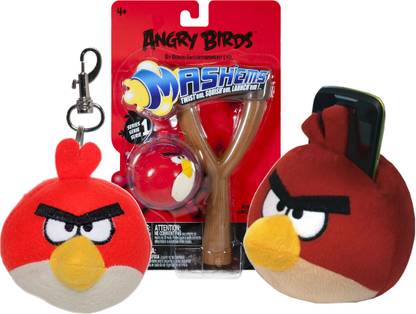 Angry Birds: Telephone Holder + Key chain + Power Launcher - Telephone ...