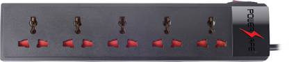 Powersafe PS-SP500SS-03 5 Socket Single Switch Spike Guard 3 Mtr Cable ...