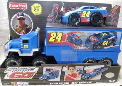FISHER-PRICE Shake And Go Racers Nascar Haulers Gordon - Shake And Go ...