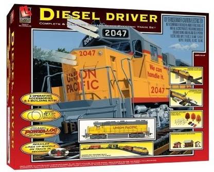 Life-Like Power-Loc Trains Ho Scale Diesel Driver Electric Train Set ...