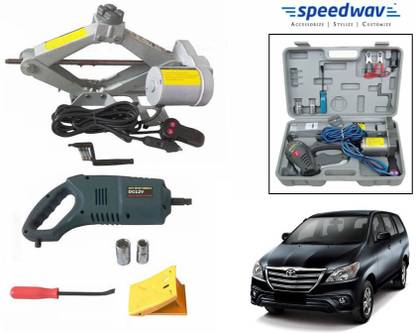 Speedwav 2 in 1 Electronic Automatic Car Jack Plus Wrench-Toyota Innova ...