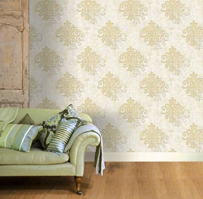 Wallpaper 4 Less Decorative Multicolor Wallpaper Price in India - Buy ...