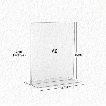 Designholic A6 Acrylic Display Stand 15.5 cm Acrylic Sheet Price in ...