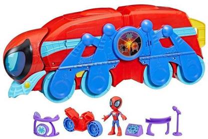 SPIDER-MAN Spidey and his Amazing Friends Spider Crawl-R 2-in-1 Deluxe ...