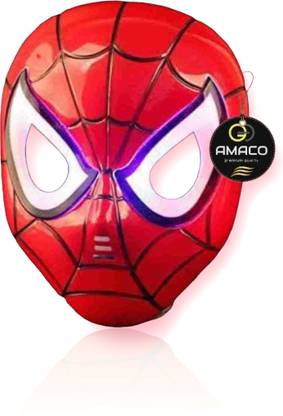 AMACO Super Hero & Avenger Spiderman LED Light Mask for Children ...