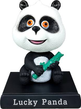 THEPARTYBOOSTER Lucky Panda Bobblehead for Desk and Car Dashboard ...