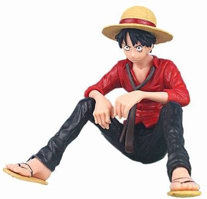 Mubco One Piece Monkey D Luffy Sitting Position Figure | Anime ...