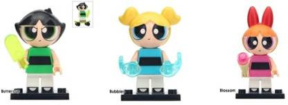 Baka Bubbles, Blossom, Buttercup Powerpuff girls minifigure building ...