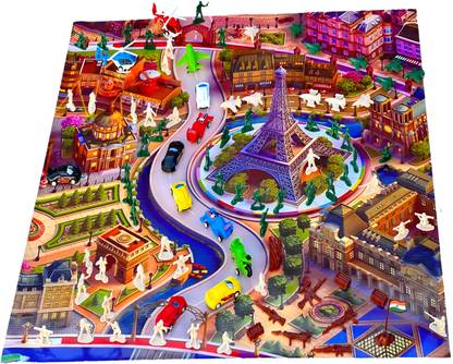 BABRO - Army Toy Set, Military Toy Set for Kids, 3D Map (90cm X 90cm ...