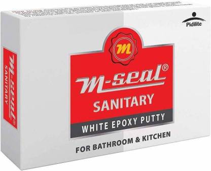 M SEAL Sanitary White Epoxy Putty For Bathroom & Kitchen (50gm ...