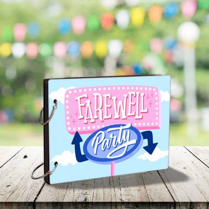 DeCorner Scrap Book Memories -Farewell party- Photo album 4x6 Scrapbook ...