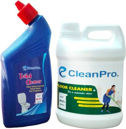 Clean pro All Purpose Cleaner white nd blue_1ltr+500ML | Flipkart.com