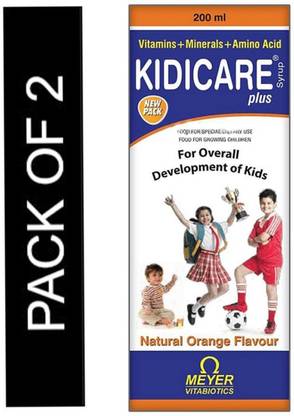 Kidicare Plus Orange Syrup Liquid Price in India - Buy Kidicare Plus ...