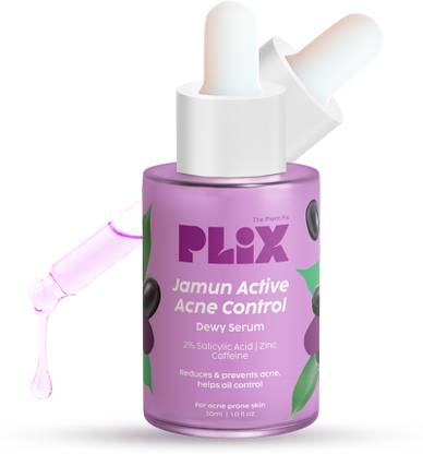 Plix Jamun Active Acne Control Dewy Serum for Active Acne & Dark Spot ...