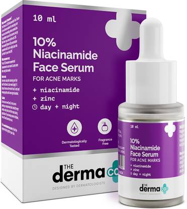 The Derma Co 10% Niacinamide Face Serum For Acne Marks And Acne Prone ...