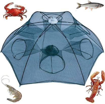 PROBEROS Fishing Nets Cast Mesh Automatic Light Upgraded 6 Side ...