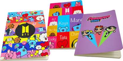 dishvy BTS Diary Set|3-in-1 Combo Pack|Notebooks for Writing|Natural ...