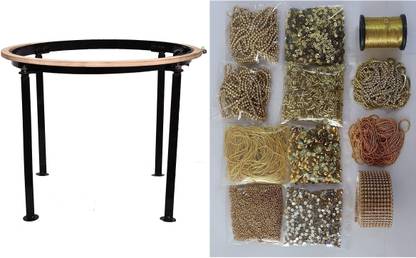 rawzone Aari Work Materials Embroidery Combo,Items Full Kit (18 inch) - Aari Work Materials ...