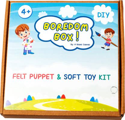Boredom Box DIY Felt Puppet & Soft Toy Kit - DIY Felt Puppet & Soft Toy ...