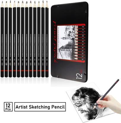Flipkart.com | Wynhard 12 Pcs Sketch Pencil Set for Artist Drawing Sketching Pencil - 12 Pieces ...