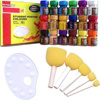 Flipkart.com | YAKONDA Painting Kit Poster Color Set Painting Brushes ...