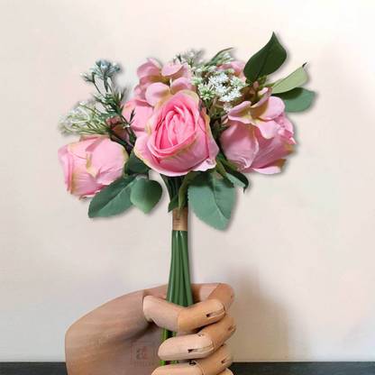 Painting Mantra Pink Rose Artificial Flower Price in India - Buy ...