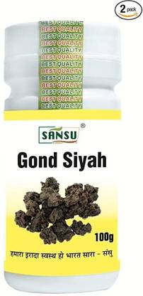 Sansu Gond Siyah (Kala Gond) - Pure & Natural Plant based product (100g ...