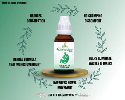 grinbizz Consticlear Drop Natural Way To Constipation Relief , Gas ...
