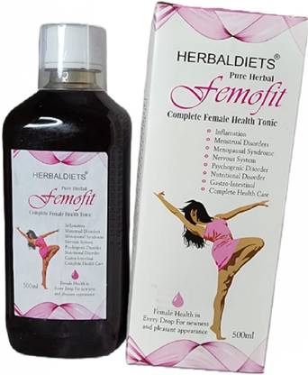 HERBALDIETS Femofit Pure Herbal Complete Female Health Tonic ...