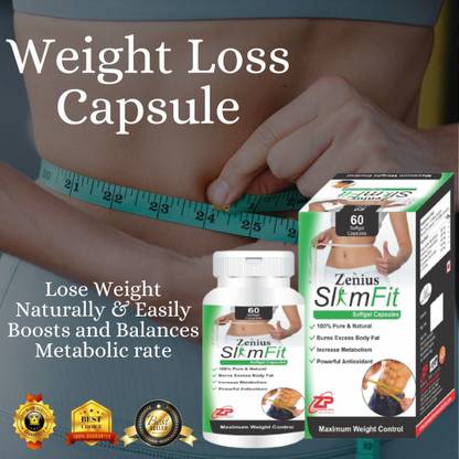 Zenius Slim Fit Capsule For weight loss medicine ayurvedic fat burner ...