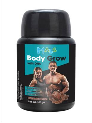 MASS Body Grow Protein Powder Body Gainer, Shape Lean Gluten Free Women & Men 300 GM Price in ...