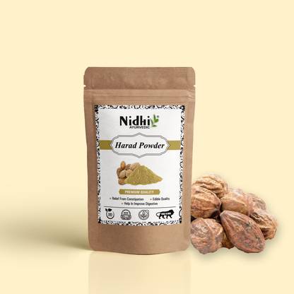 NIDHI AYURVEDIC Organic Harad Powder,Kadukkai l Haritaki Powder ...