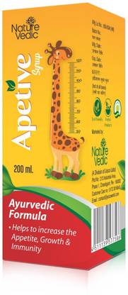 Nature Vedic Apetive Syrup for Increase Appetite, Growth & Immunity For ...