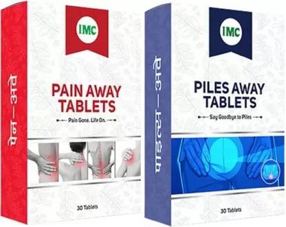 IMC PAIN AWAY TABLETS AND PILES AWAY TABLETS Price in India - Buy IMC ...