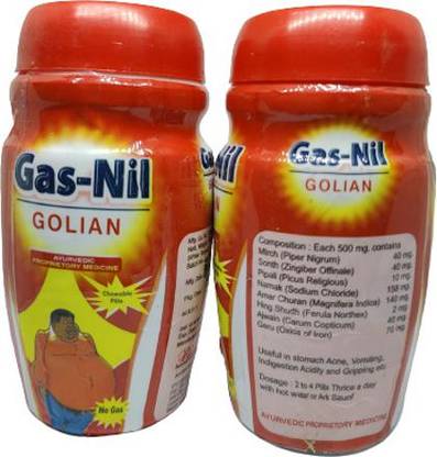 BHPI BHARAT GASNIL GOLI 100 GM | PACK OF 2 | GAS KI GOLI | Price in ...
