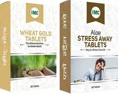 IMC Stress Away Tablets and Wheat Gold Tablets Price in India - Buy IMC ...