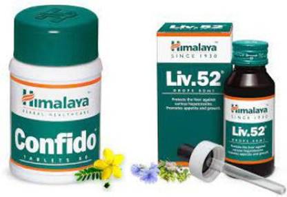 HIMALAYA confido 60 tablet with liv.52 drop 60 ml Price in India - Buy ...