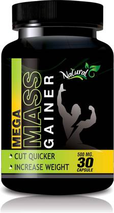 NATURAL Mega Mass Capsule | Weight Gain Product, Mass Gainer Protein ...