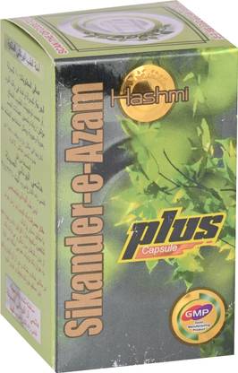 Hashmi Sikander-E-Azam Plus Capsule For Men Long time Strength and ...