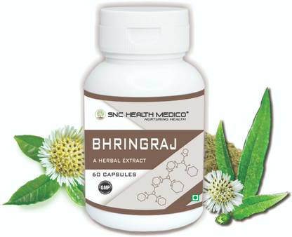 SNCHEALTHMEDICO Pure Bhringraj Extract 500mg For Falling Hair Intensive ...