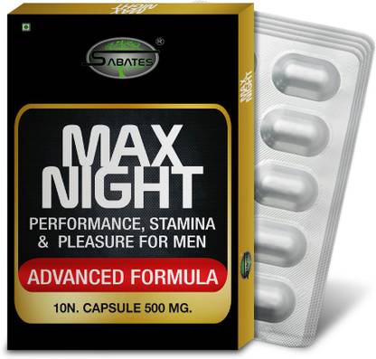 Sabates Max Night Tablets | Sex Capsule | Stronger Sensitive Muscles ...