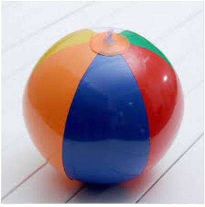 Weber Crazy Bouncing Beach Ball Multicolour Beach Ball ( 1 Ball) r12 ...