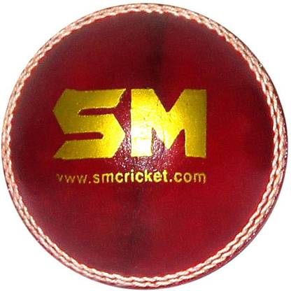 SM ALUM TANNED EXCLUSIVE EDITION CRICKET LEATHER BALL (PACK OF 1 PCS ...