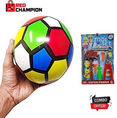 Red Champion Soft Foam Ball For Kids With Light Weight (Assorted) With ...