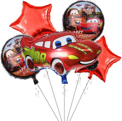 Flipkart.com | URBAN BOX Printed Car Lightning McQueen Balloons for ...