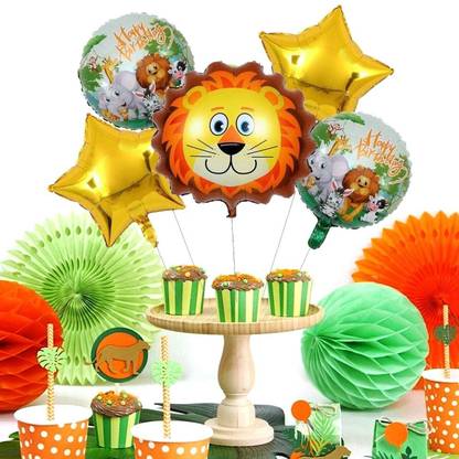 Flipkart.com | gorgeous moment Solid Jungle Theme Party Foil Balloon ...