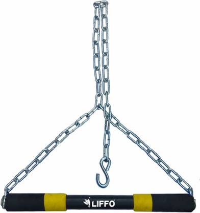 Liffo Height Increase Steel Pull Up Bar Hanging Rod Home/Gym Use for ...