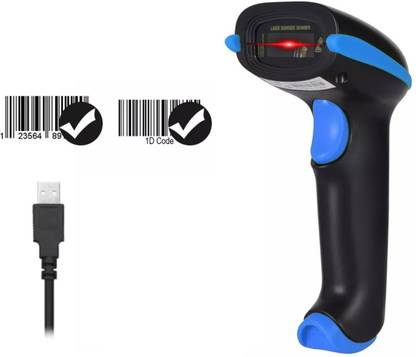 F2C Handheld Wired Barcode Scanner - Blue Laser Barcode Scanner Price ...
