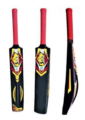 HK Sports BAAZ Full Size PVC/Plastic Cricket Bat ( Size 8 Black ) PVC ...