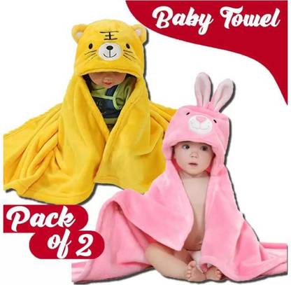 KMRSYSCO Premium Quality New Born baby Wrapper (Yellow Tiger & Pink ...